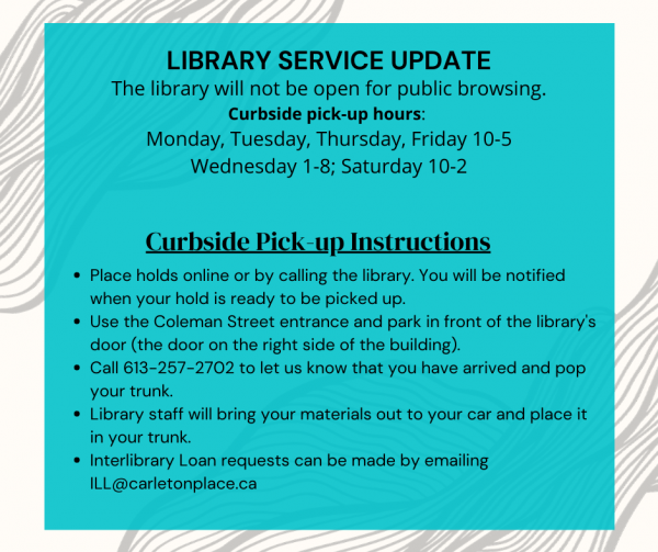 When Are We Open? - Carleton Place Public Library
