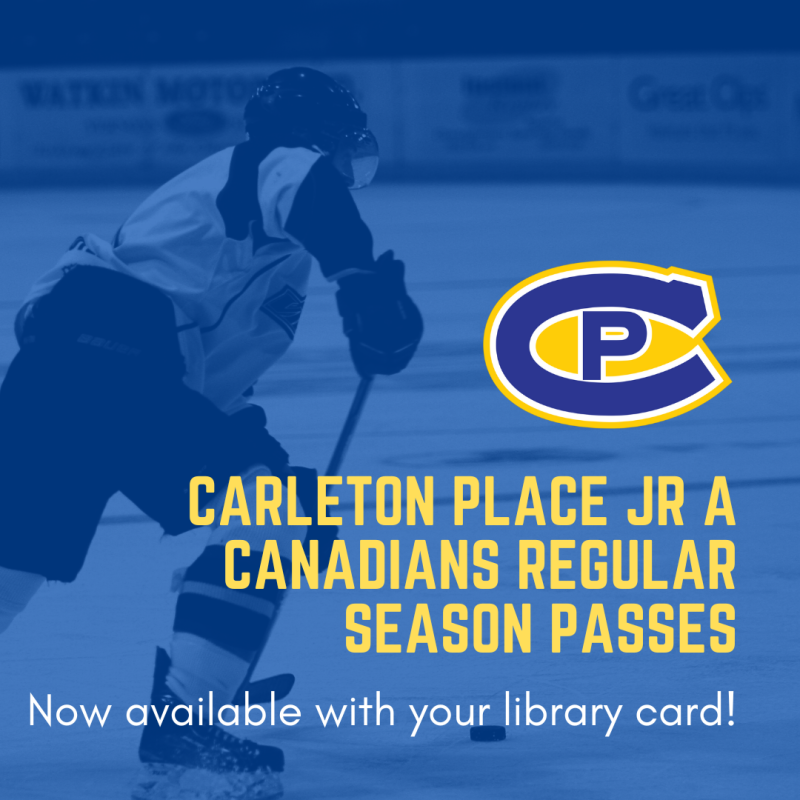 New! Hockey Passes now available - Carleton Place Public Library