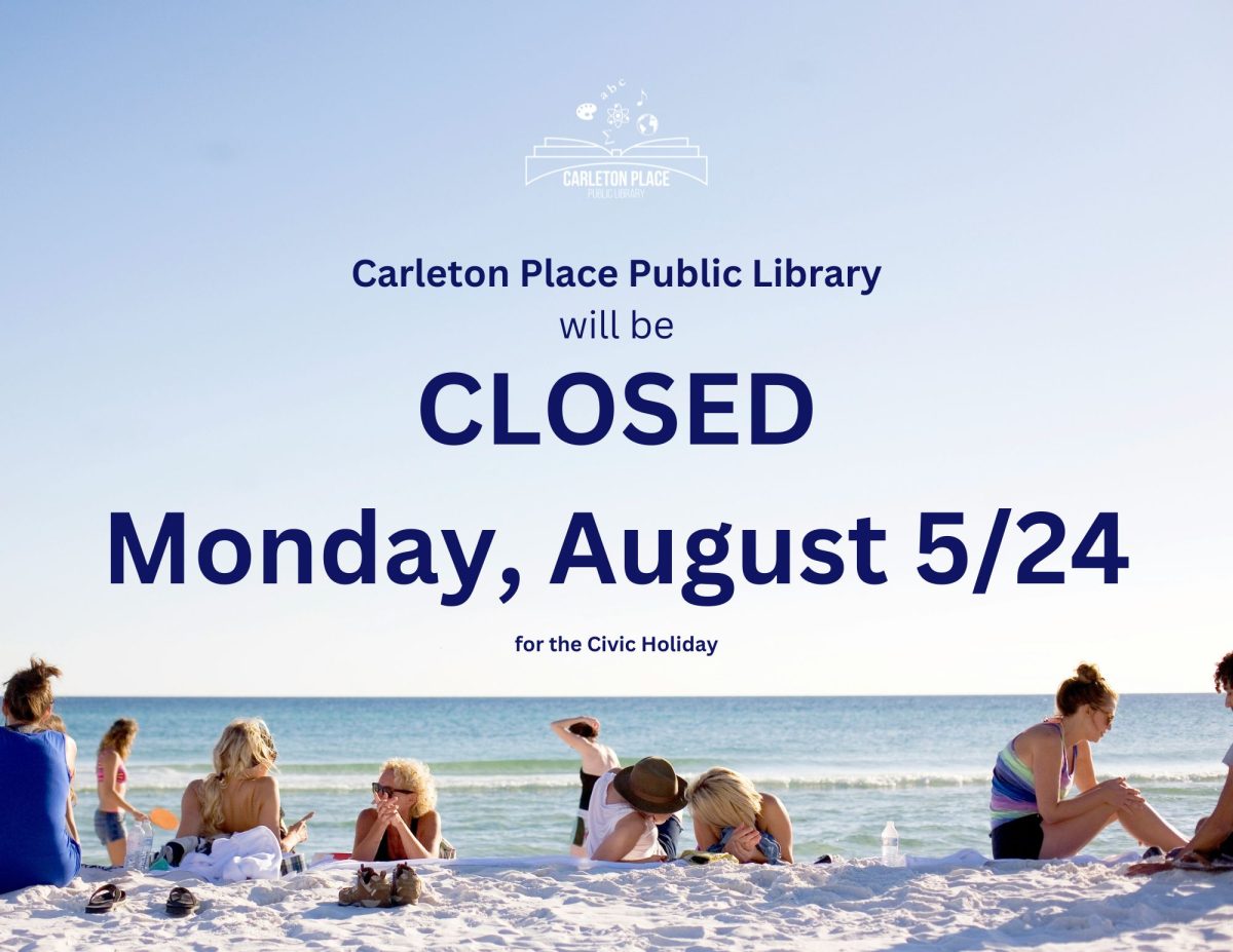 The Library will be closed on Monday, August 5, 2024 for the Civic ...